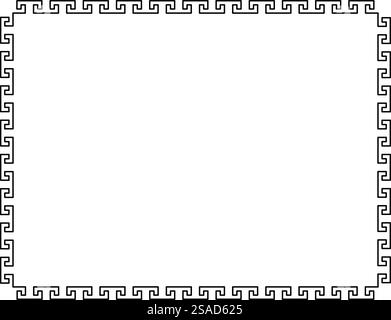 Border ornament. Proportion 4x3. Vector illustration Stock Vector Image ...