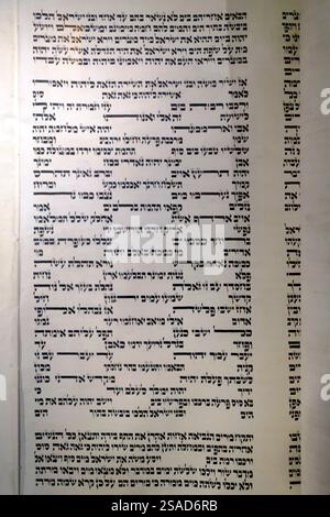 The Bavarian Bible Museum. Jewish Torah in Hebrew. 1920. Nuremberg ...