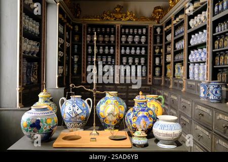 Germanisches Museum. The Hirschapotheke from Ohringen. 19 th century ...
