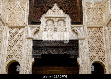 Merinide Abu al Hassan medersa, Sale, Morocco Stock Photo - Alamy