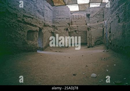 Palace of Zimri-Lim, Mari, nowadays Tell Hariri, Syria, May 1987 Stock ...