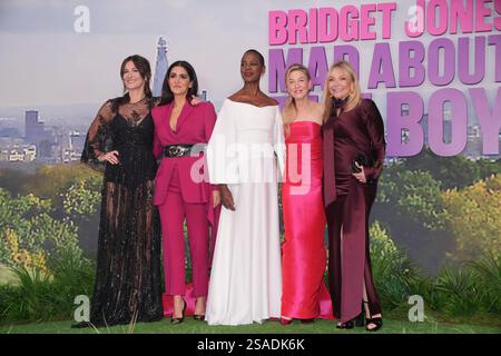 Renee Zellweger (left) and Helen Fielding attending the Bridget Jones ...
