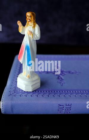 Bible and the Divine Mercy of Jesus. Symbols of Catholicism Stock Photo ...
