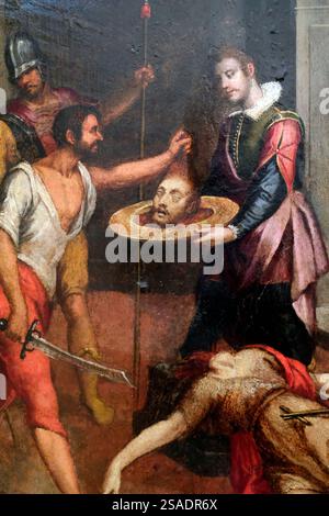 The Beheading of Saint John the Baptist. Museum: Museo di Capodimonte ...