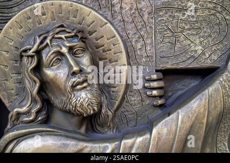 Basilica of Our Lady of La Vang. Way of the cross. Passion of Jesus ...