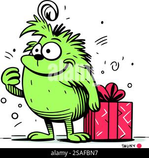 Gift box icon cartoon vector. Customer program. Card client Stock ...