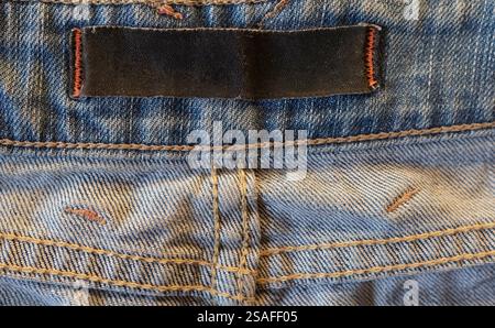 Label without inscriptions for brand, size or washing instructions ...