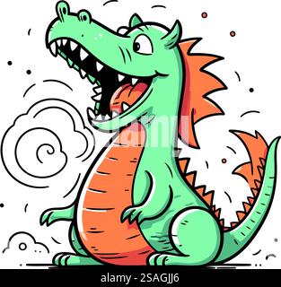 Vector illustration character design outline of cat. Draw doodle style ...