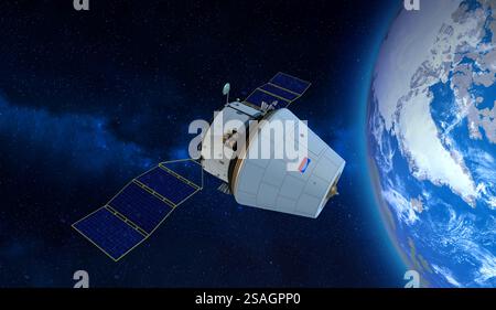 Rocket space ship 3D rendering Isolated on Black Background Stock Photo ...