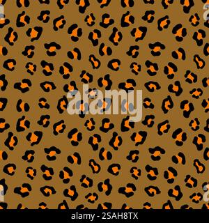 seamless pattern with cheetah skin. Animal print Stock Vector Image ...