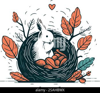Easter greeting card Stock Vector Image & Art - Alamy