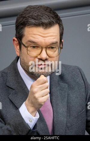 Marco Buschmann, FDP, aufgenommen waehrend einer Rede im Bundestag in ...