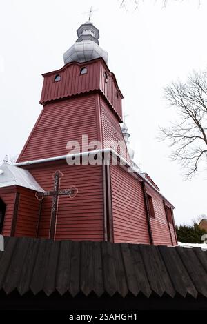 The Filial wooden Lemko greek - catholic church of St. John Evangelist ...