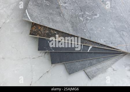 Porcelain stoneware factory produces a variety of tile thicknesses and ...