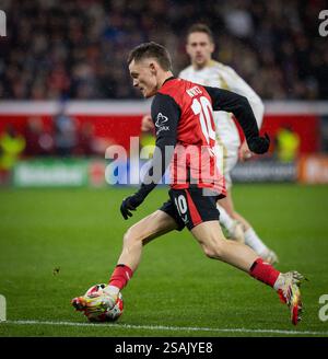 Leverkusen, Germany. 29th Jan, 2025. Soccer: Champions League, Bayer Leverkusen - Sparta Prague ...