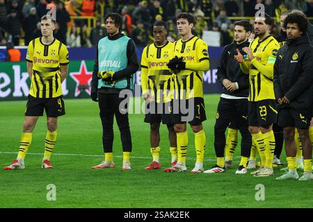 Filippo Mane (Borussia Dortmund, 39) bei der Teamvorstellung vor dem ...