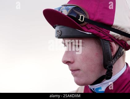 Jockey Joe Leavy at Southwell Racecourse, Nottinghamshire. Picture date ...