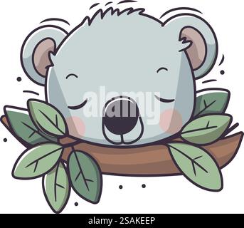 leaves branch design Stock Vector Image & Art - Alamy
