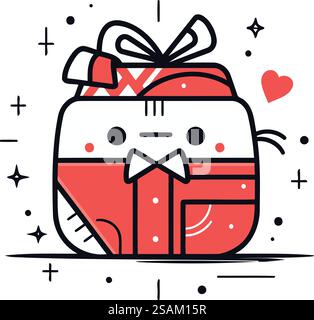 gift box with bow Stock Vector Image & Art - Alamy