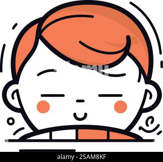cute boy cartoon icon Stock Vector Image & Art - Alamy
