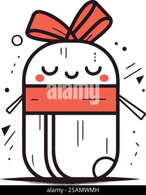 fun emoji line icon vector illustration Stock Vector Image & Art - Alamy