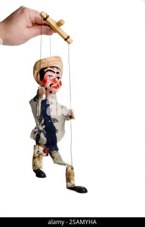 A handmade custom Mexican style marionette puppet Stock Photo - Alamy