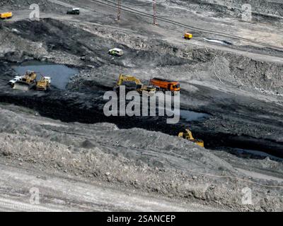 Coal in memory. Open-pit coal mining at the former Emma mine (now ...