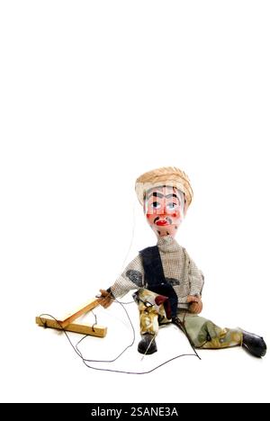 A handmade custom Mexican style marionette puppet Stock Photo - Alamy