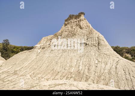 natural landscape formed by rainwater erosion depicting the earth ...