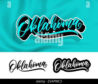 Oklahoma, USA typography slogan design. America logo with graphic city ...