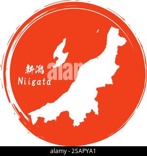 Flag of Japanese prefecture Niigata Stock Vector Image & Art - Alamy