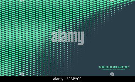 Parallelogram Half Tone Vector Dynamic Light Rays Border Eye Catching ...