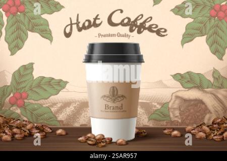 takeaway coffee cup Stock Vector Image & Art - Alamy