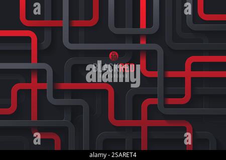 Abstract of geometric grey layers pattern. Make for presentation and ...