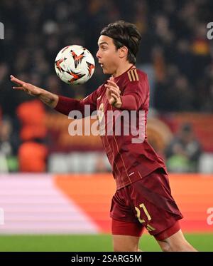 Roma’s Paulo Dybala during the UEFA Europa League between Roma and Athletic Club at the Olympic ...