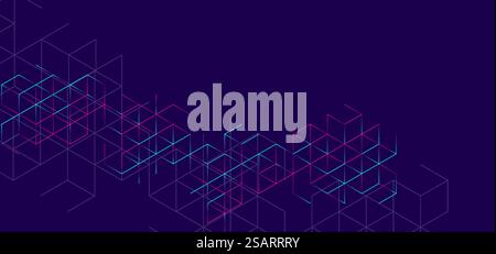 Geometric grid, mesh in abstract mirrored form. Lattice, grating ...