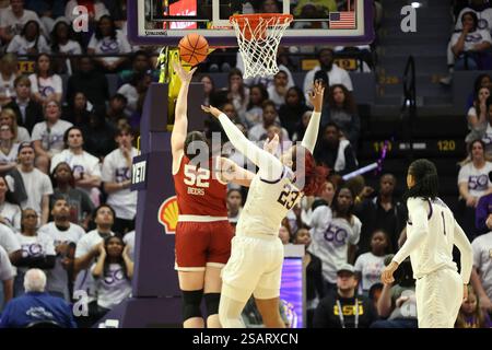 Oklahoma center Raegan Beers (52) shoots near Iowa forward Addison O ...