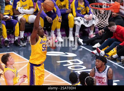 Los Angeles Lakers center Trey Jemison III (55) and Denver Nuggets ...