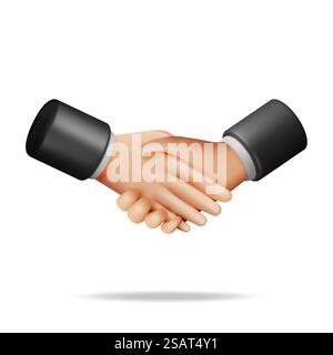 Handshake emoji vector isolated illustration. Handshake emoticon ...