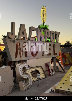 The Neon Museum, Neon Sign Cemetery, Las Vegas, Nevada, USA, North ...