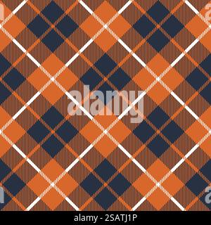 Check plaid seamless pattern. Vector background of textile ornament ...
