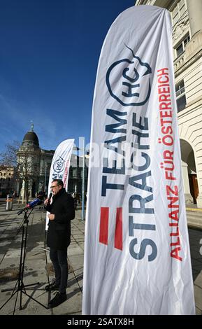 Heinz-Christian Strache on Thursday, January 30, 2025, on the occasion ...