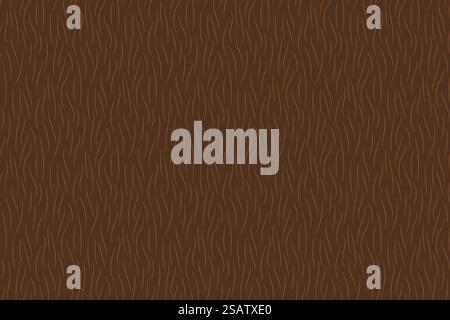 Hand drawn brown animal fur texture seamless pattern. Vector ...