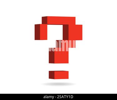 Vector Clip Art Illustration of a question mark rendered in a Roman or ...