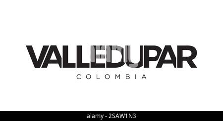 Colombia emblem for print and web. Design features geometric style ...
