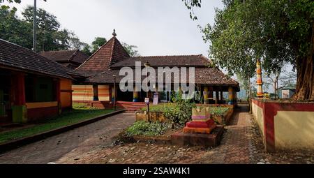 Hindu Goddess Devi Bhagvati Temple at Dhamapur state Maharashtra Stock ...