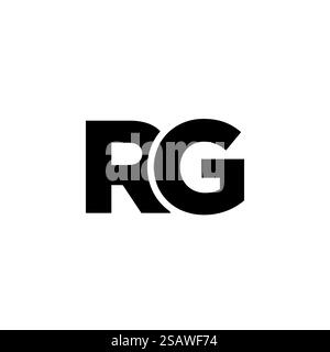 RG Logo template design. Initial letter logo template design Stock ...
