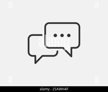 chat icon Stock Vector Image & Art - Alamy