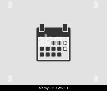 calendar vector icon modern simple vector illustration Stock Vector ...