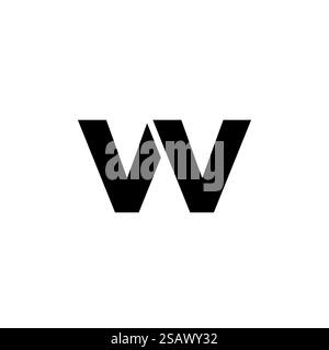 Letter VV Logo Design Template. VV, V V Letter Logo Modern, Flat ...